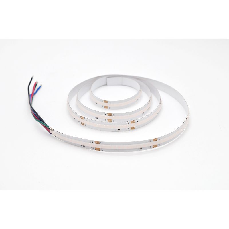 Strip LED IP20 COB RGB 15W/m 840Leds/m 24V 10mm – 25M - led-da.com