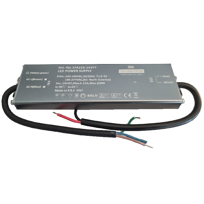 Driver IP67 Snappy 24V 150W slim - led-da.com