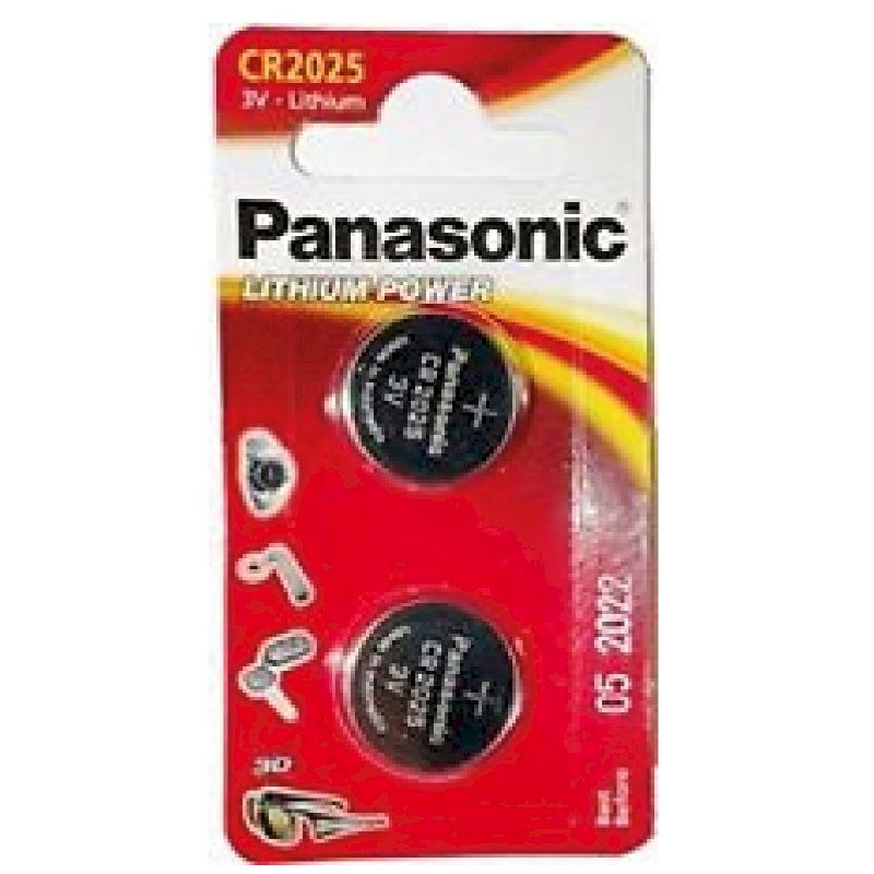 Pile bouton lithium CR2025 Panasonic -x6 - led-da.com